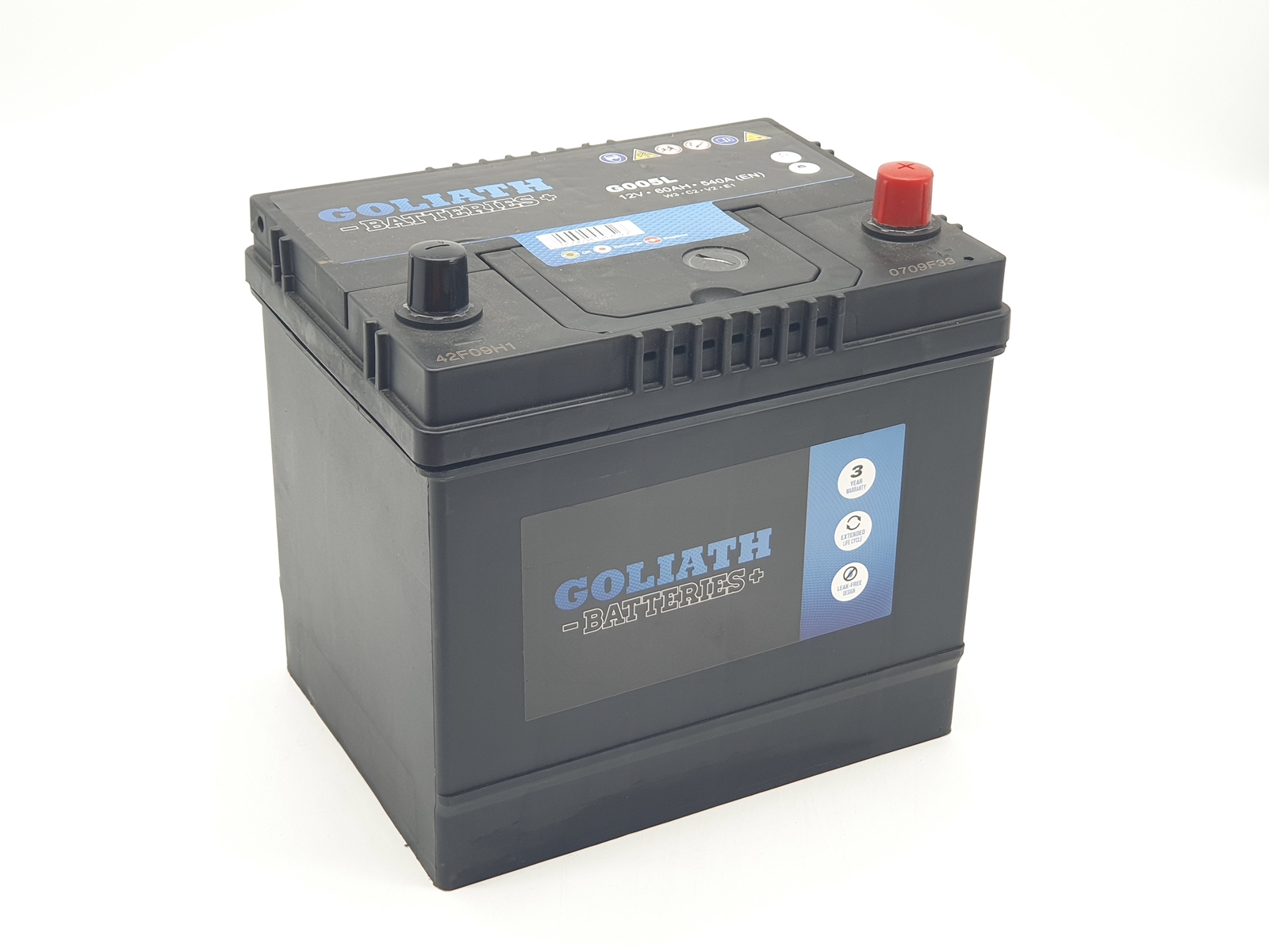 Goliath G005L - 005L 60Ah 540A Battery - 3 Year Warranty | eBay UK