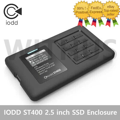 IODD ST400 2.5 inch Enclosure /USB-C/Bootable Virtual ODD / AES256 2-3daysFedex_ | eBay