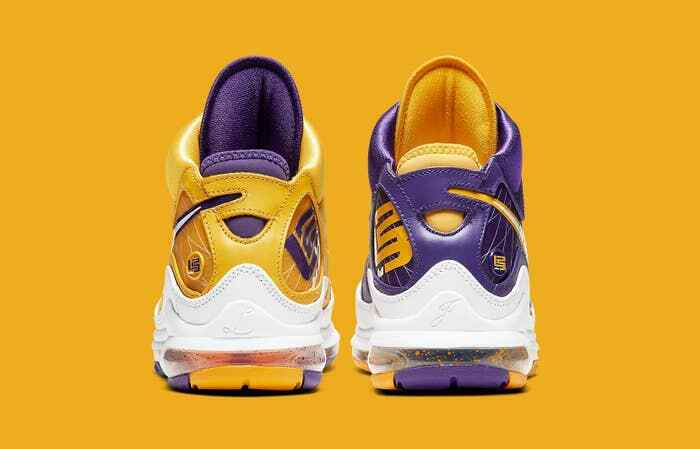 Nike LeBron 7 VII QS Media Day LBJ LA Lakers Purple Gold CW2300-500 ...