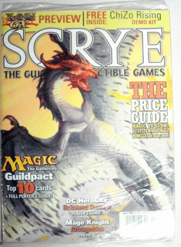 Sealed Scrye Magazine #94 April 2006 Free ChiZo Rising Demo Kit | eBay