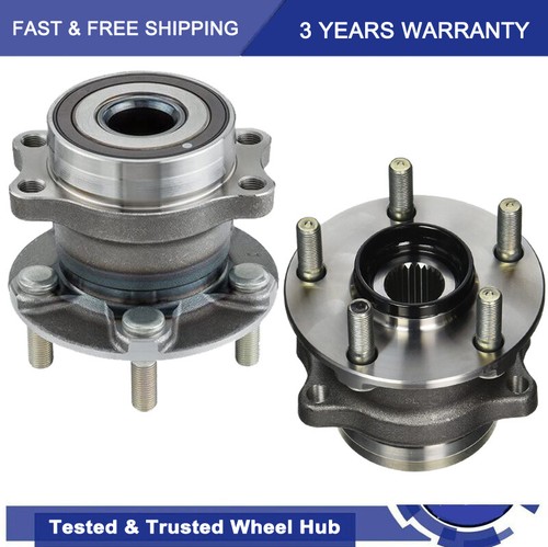 2Pc Rear Wheel Bearing Hub For 2013-2015 Subaru XV Crosstrek AWD w/ABS ...