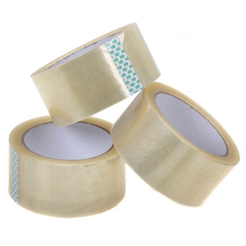 10 PACK STRONG CLEAR WRAPPING TAPE Parcel Gift Present Carton Package ...