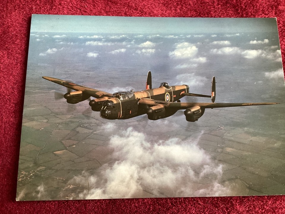 AFTER THE BATTLE POSTCARD - AVRO LANCASTER I BOMBER - unused VTG card ...