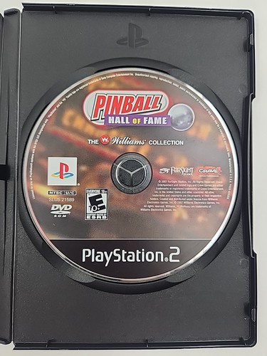Pinball Hall of Fame The Williams Collection PS2 PlayStation 2 Complete ...