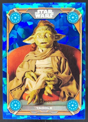 2024 Topps Chrome Sapphire Star Wars Yaddle Jedi High Council /100 MS2 | eBay