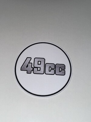 49cc 4 Stroke Motorized Engine Decal White | eBay