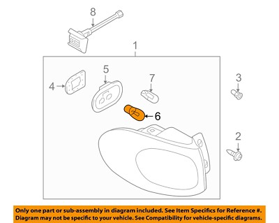 VW VOLKSWAGEN OEM 98-10 Beetle-Exterior Bulb N0177326 | eBay