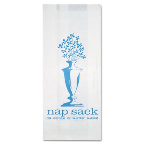 Royal Paper Products 300314 Nap Sack Sanitary Disposal Bags, 4w X 2d X ...