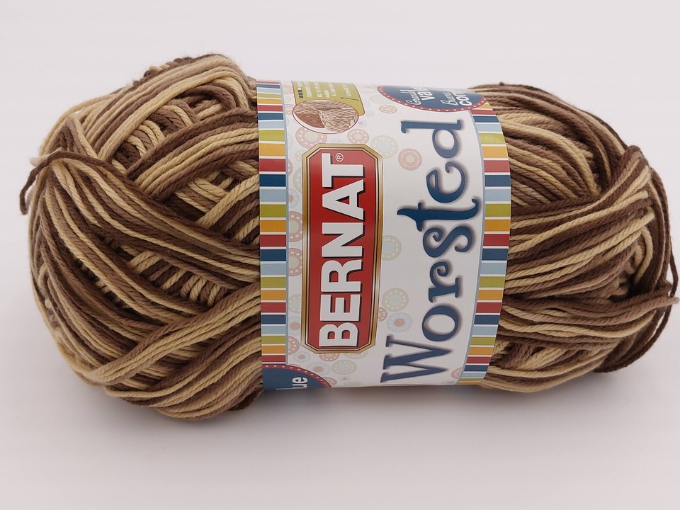 Vintage Bernat WORSTED Yarn 10.5 oz NOS, Discontinued, VARIEGATED, Sold ...