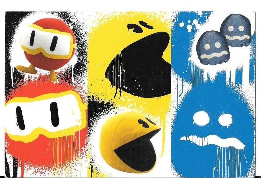 Namco Bandai Promo Pac-Man Ghost Dig Dug Pacman Street Pop Art (5 ...