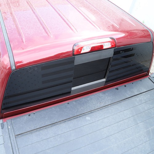 2X Rear Side Window Sticker Trim Decals for Chevrolet Silverado 2014-17 ...