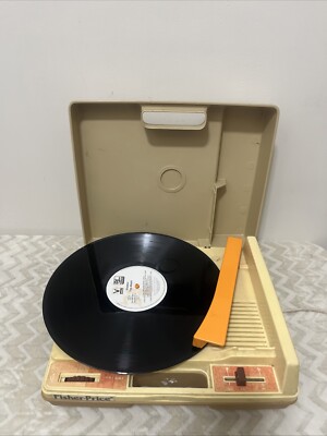 Fisher Price Phonograph Record Player 825 in Box Working Turn Table ...