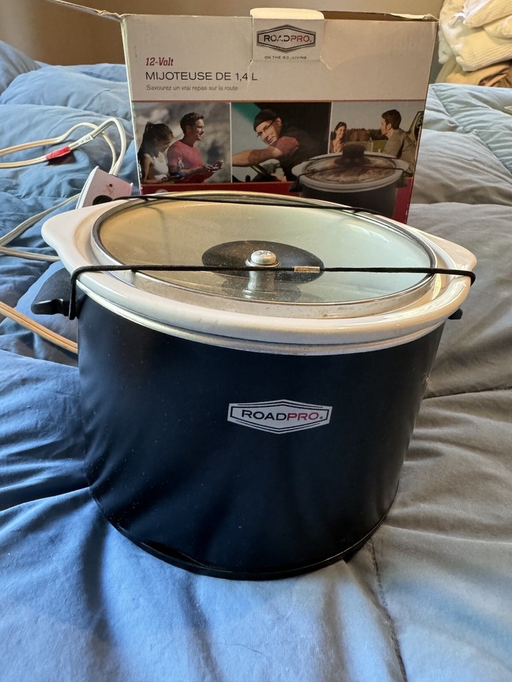 Roadpro Slow Cooker 12V 1.5 Quart Auto Travel Lunch Warmer Car Truck ...