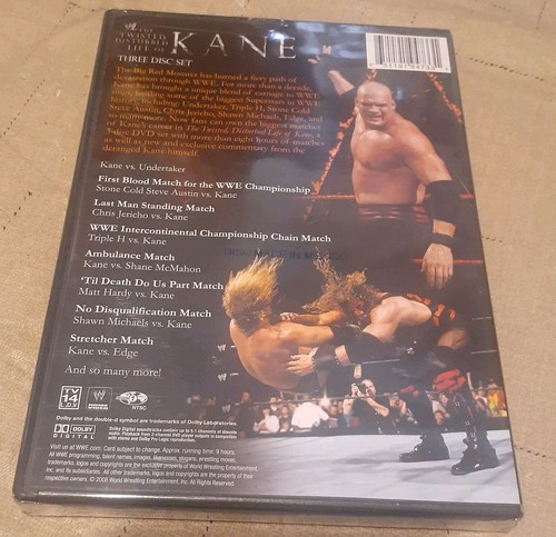 WWE - The Twisted Disturbed Life of Kane (DVD, 2008, 3-Disc Set) for ...