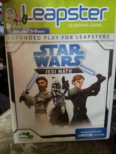 Leapster Star Wars Jedi Math K-2nd Grade Expanded play for Leapster 2 ...