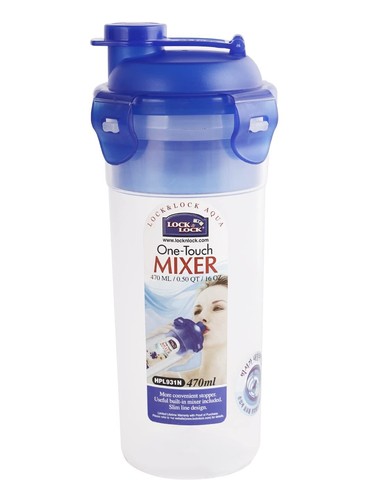 Lock&Lock 16-Fluid Ounce One Touch Round Food Container with Mixer Tall ...