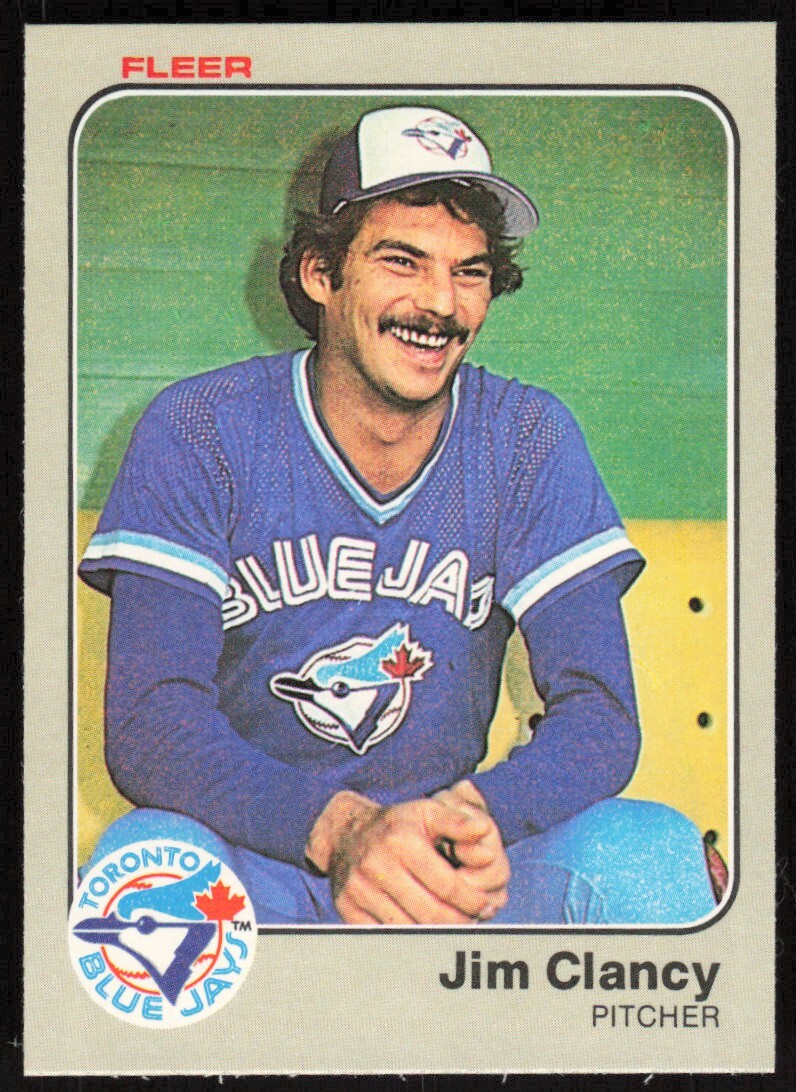 1983 Fleer Jim Clancy Toronto Blue Jays #426 | eBay