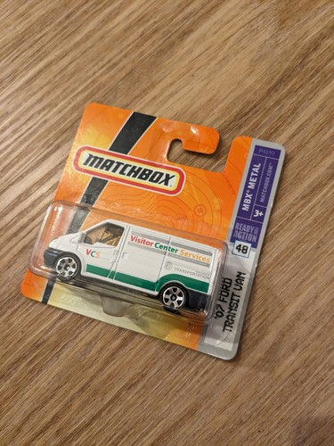 Matchbox City Action White '07 Ford Transit Van Toy #48 Short Card ...