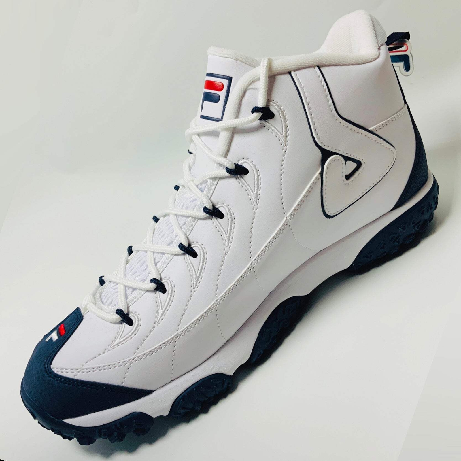 Men's Fila Snake Dancer White | Navy Sneakers NWT | eBay