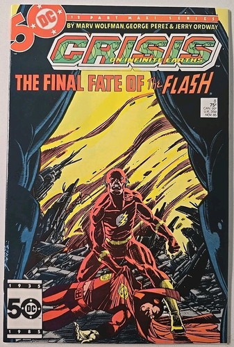 DC Comics Crisis On Infinite Earths # 8 🔑Death of Barry Allen | Flash ...