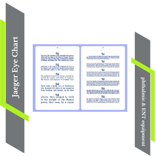Jaeger Eye Chart | eBay