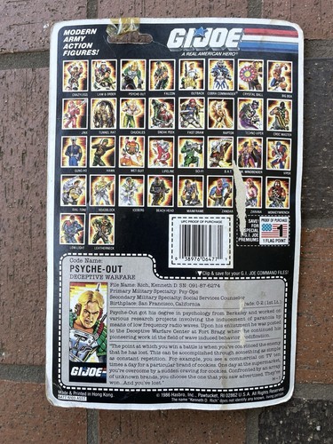 GI Joe Vintage 1987 Psyche Out, MOSC, Unopened | eBay