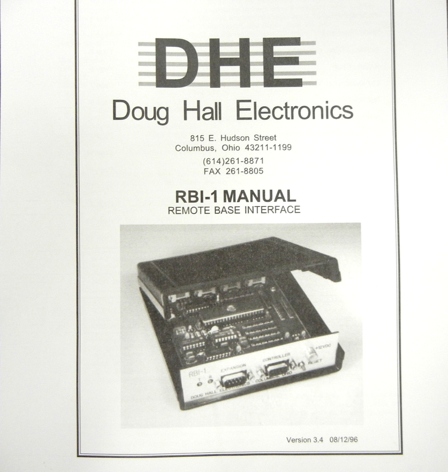 RBI-1 Doug Hall Repeater / Remote Base Controller for Kenwood Ham ...