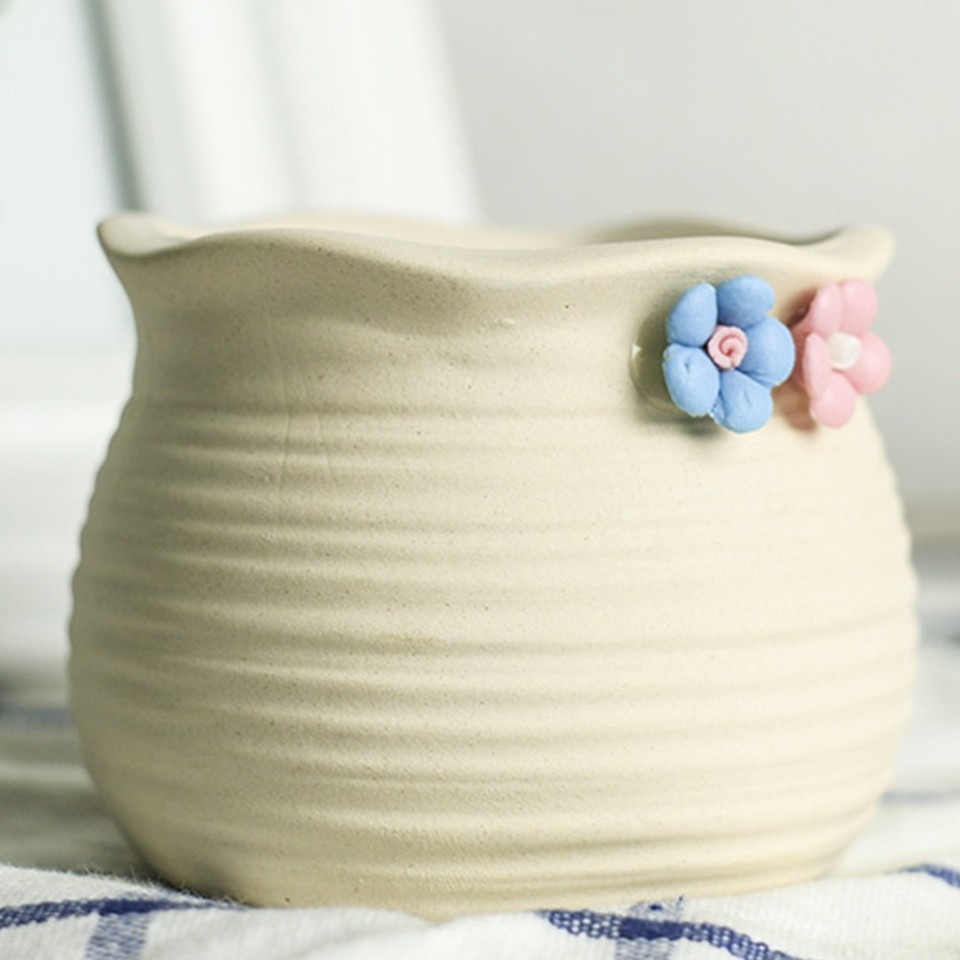 5pcs Creative Ceramic Succulent Flowerpot Household Decorative Flower ...
