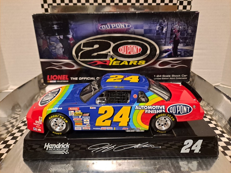 2012 JEFF GORDON "20 YEAR CELEBRATORY" DUPONT FIRST CUP CAR AUTOGRAPHED ...