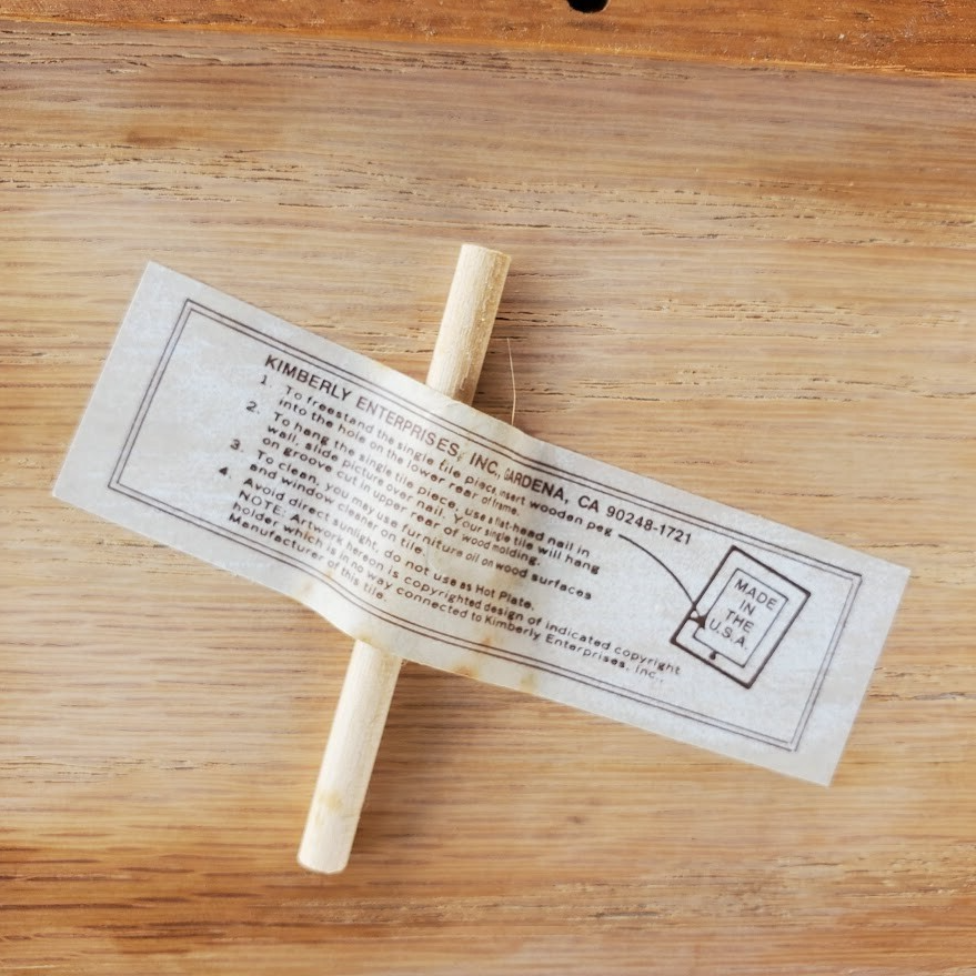 2 Vintage Kimberly Enterprises Native American Indian Ceramic Tile Bill ...