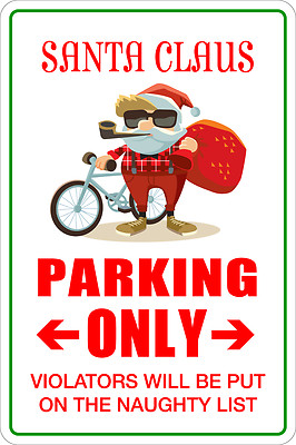 *Aluminum* Santa Claus Parking Only 8"x12" Metal Novelty Sign NS 142 | eBay