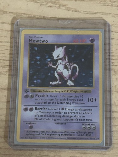 Mewtwo 010/102 Base Set non holo *read description* | eBay