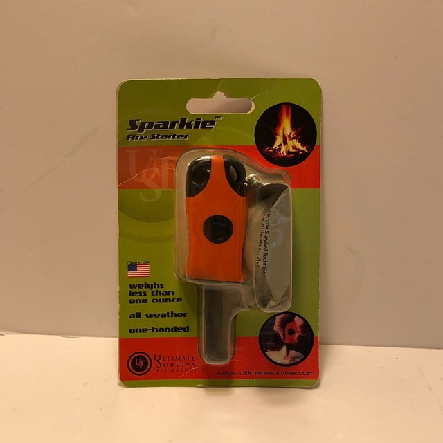 Survival Orange Sparkie Fire Starter With Wetfire Cube 9020001001 for ...
