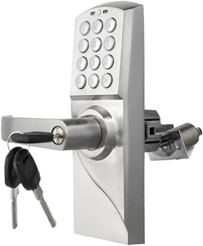 Electronic Code Door Lock Smart Digital Keypad Password lock left hand ...