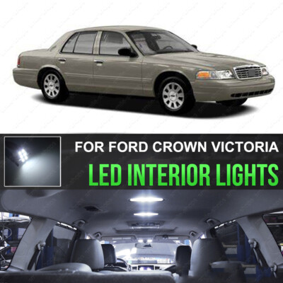 LED Lights Interior Package Kit 6000K 8PCS For 2006 - 2011 Ford Crown ...
