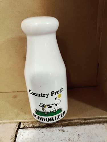 COW DESIGN COUNTRY FRESH DEODERIZER SHAKER MILK BOTTLE | eBay