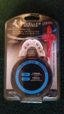 Mueller Matrix Moderate Youth 9- Football Mouthguard Mouth Guard w ...