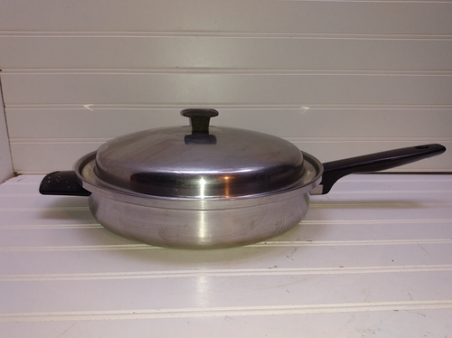Ecko Prudential Ware 11" Skillet Tri-Clad Stainless Saute Pan Chicken ...