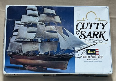 Revell 1/220 Scale 'Cutty Sark' Clipper Ship Plastic Model Kit 5401 Vtg ...