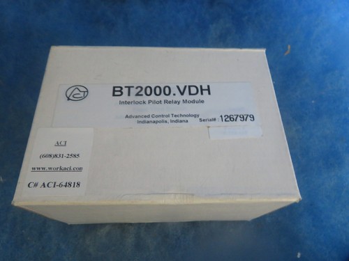 NIB ACT BT2000.VDH Interlock Pilot Relay Module + 1 Year Warranty | eBay