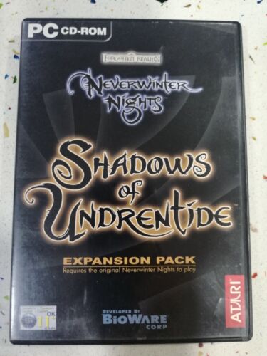 Shadows Of Undrentide Neverwinter Nights PC CD ROM AM | eBay