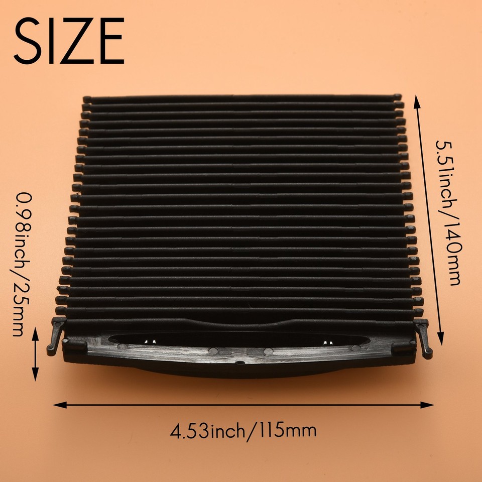 Center Console Sliding Shutters Cup Holder Roller Shutter Cover for ...