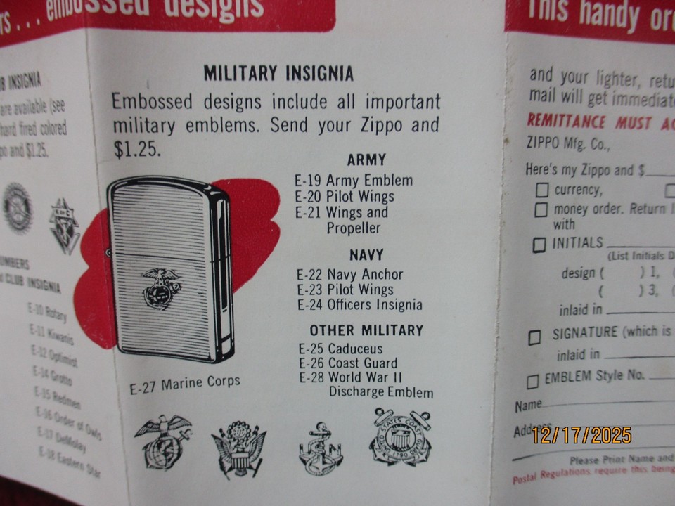 Vintage Box/Display For: ZIPPO Lighter Mod No. 200 Original Box W ...