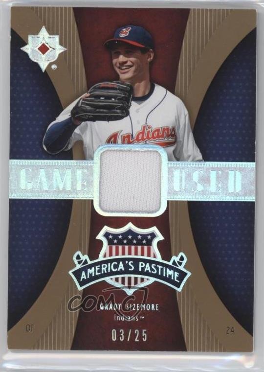 2007 Ultimate Collection - America's Pastime Memorabilia Grady Sizemore ...