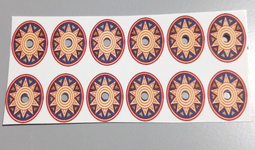 28mm Late Roman Shield Transfers x12 Domestici Equites Palace Guards ...