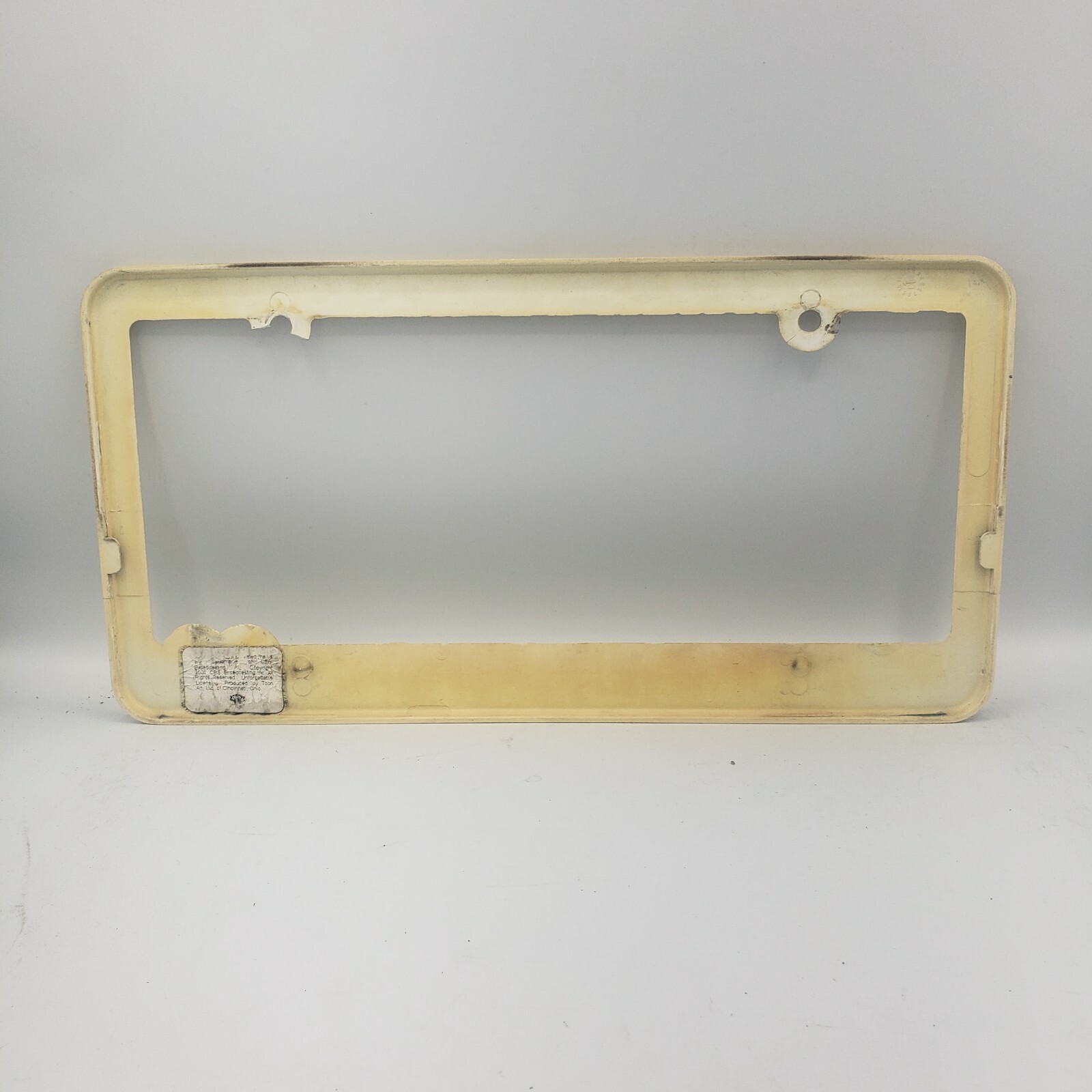 I'd Rather Be Watching I Love Lucy Yellow Plastic License Plate Frame ...