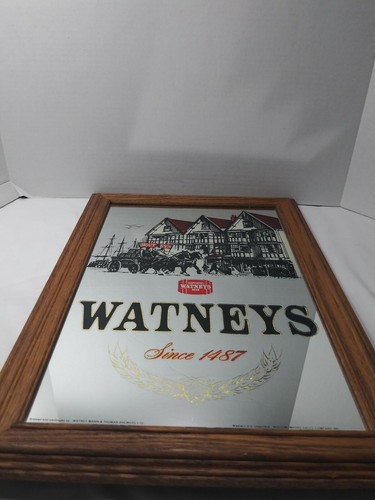 Vintage Watneys Beer Imported Red Barrel Mirror (Hangable) London ...
