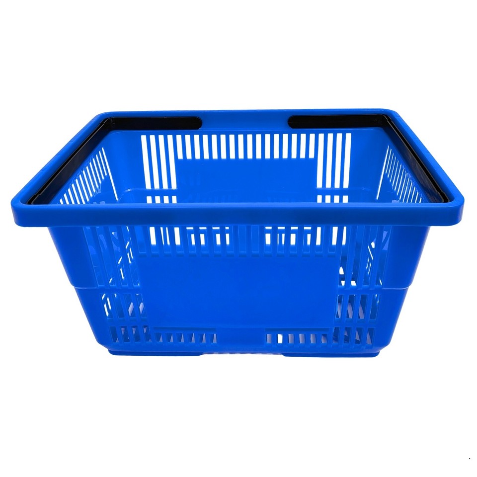 Retail Shop Supermarkets Stacking Shopping Baskets Metal Plastic Retail ...