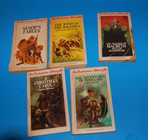 Masterpiece Library Paperbacks Aesop's Fables, A Christmas Carol + More ...