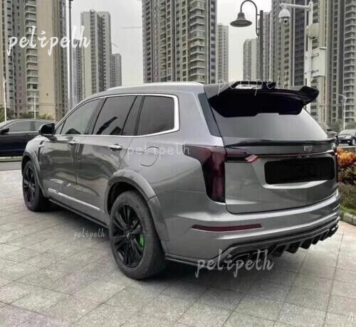 Carbon Fibre Rear Tail Wing Trunk Lip Spoiler Fits For Cadillac XT6 ...